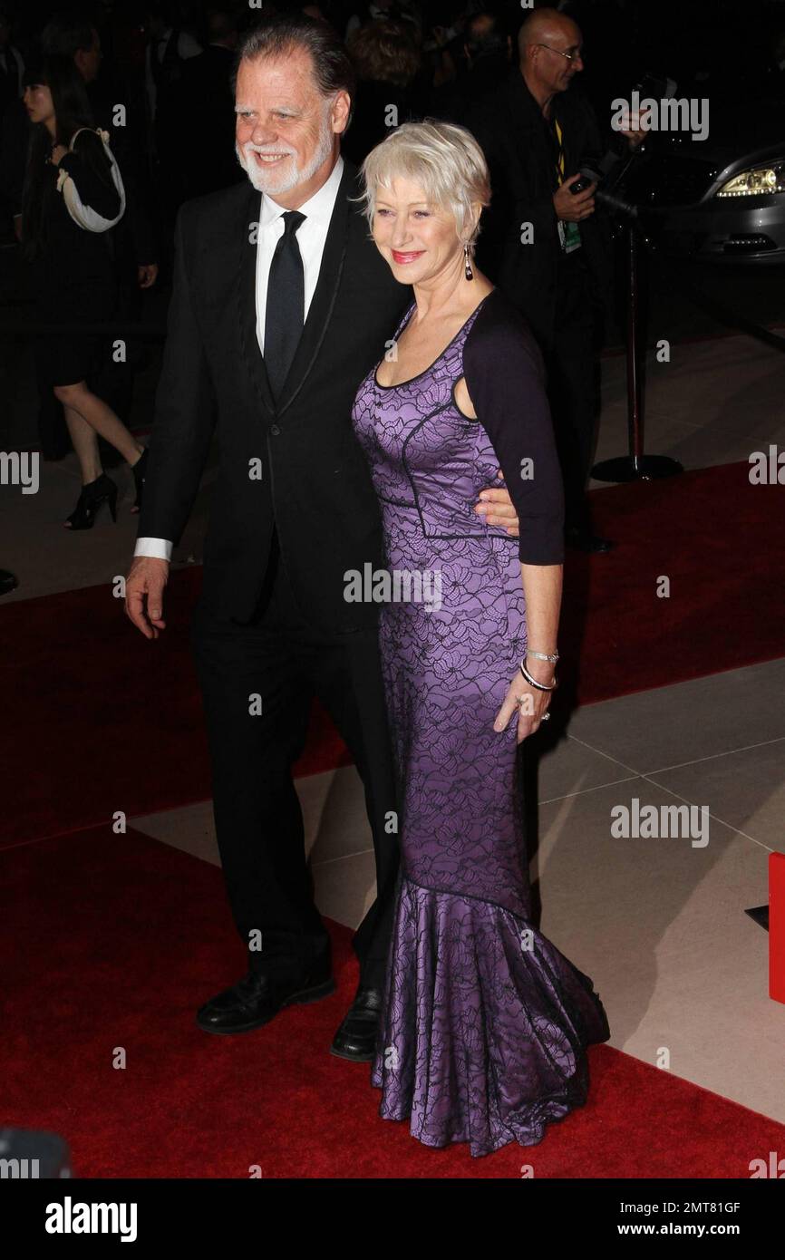 Dame Helen Mirren and husband Taylor Hackford look very much in love on ...