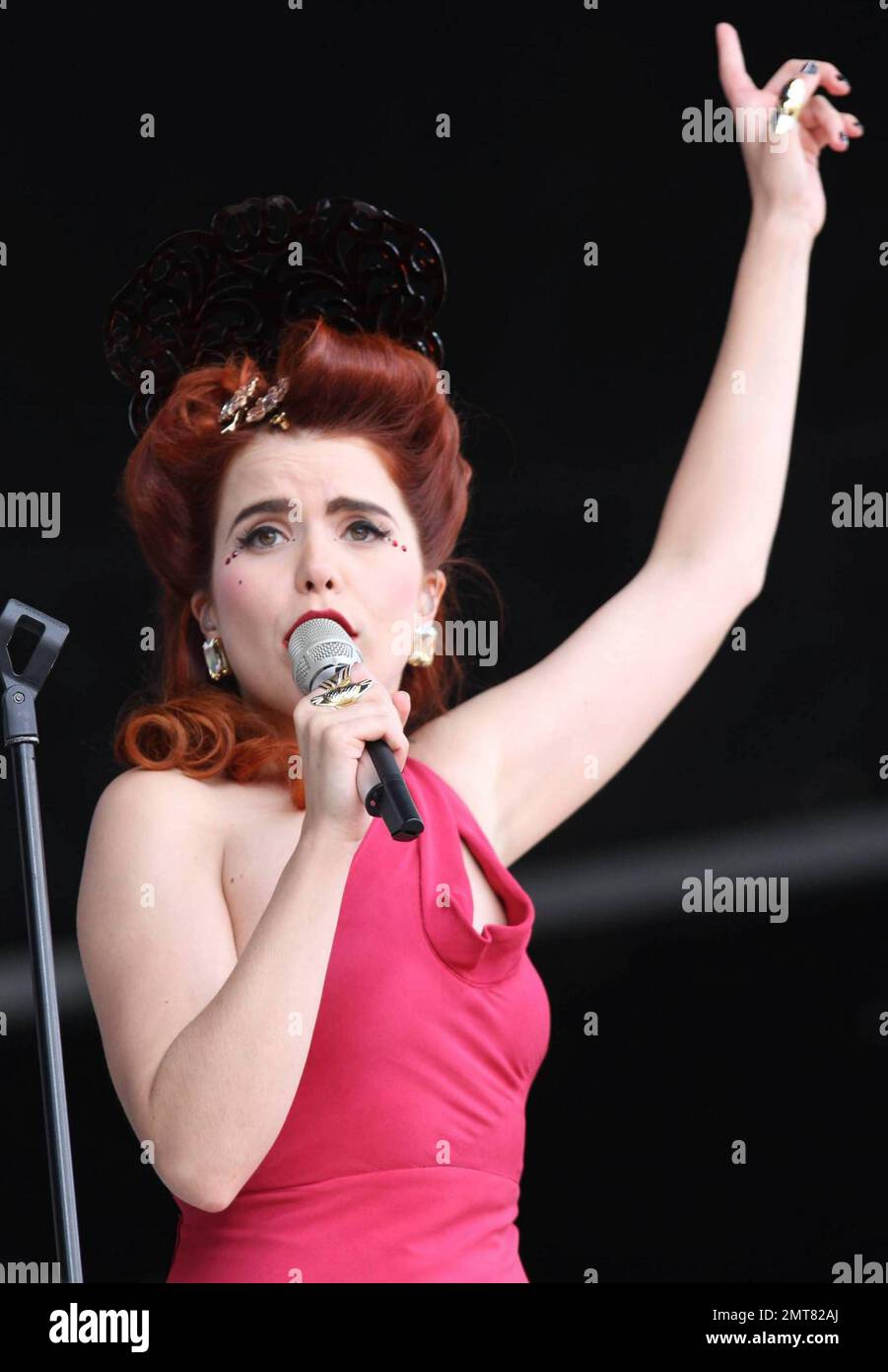 British singer songwriter Paloma Faith performs live during day one of ...
