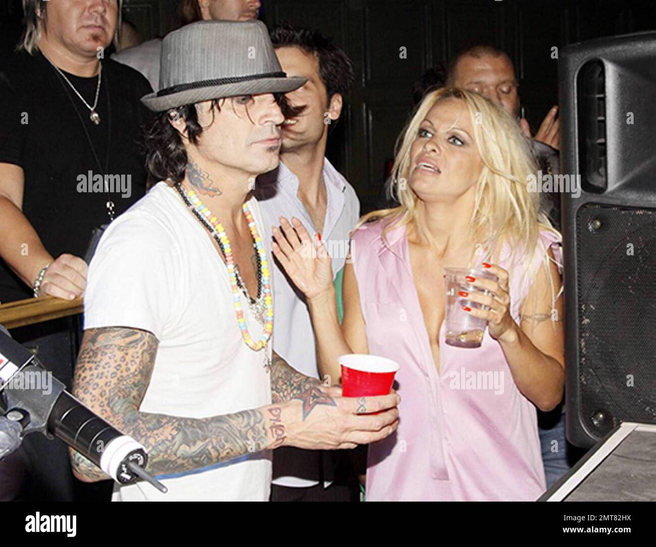 - Tommy Lee and Pamela Anderson reunite once again at Body English at ...