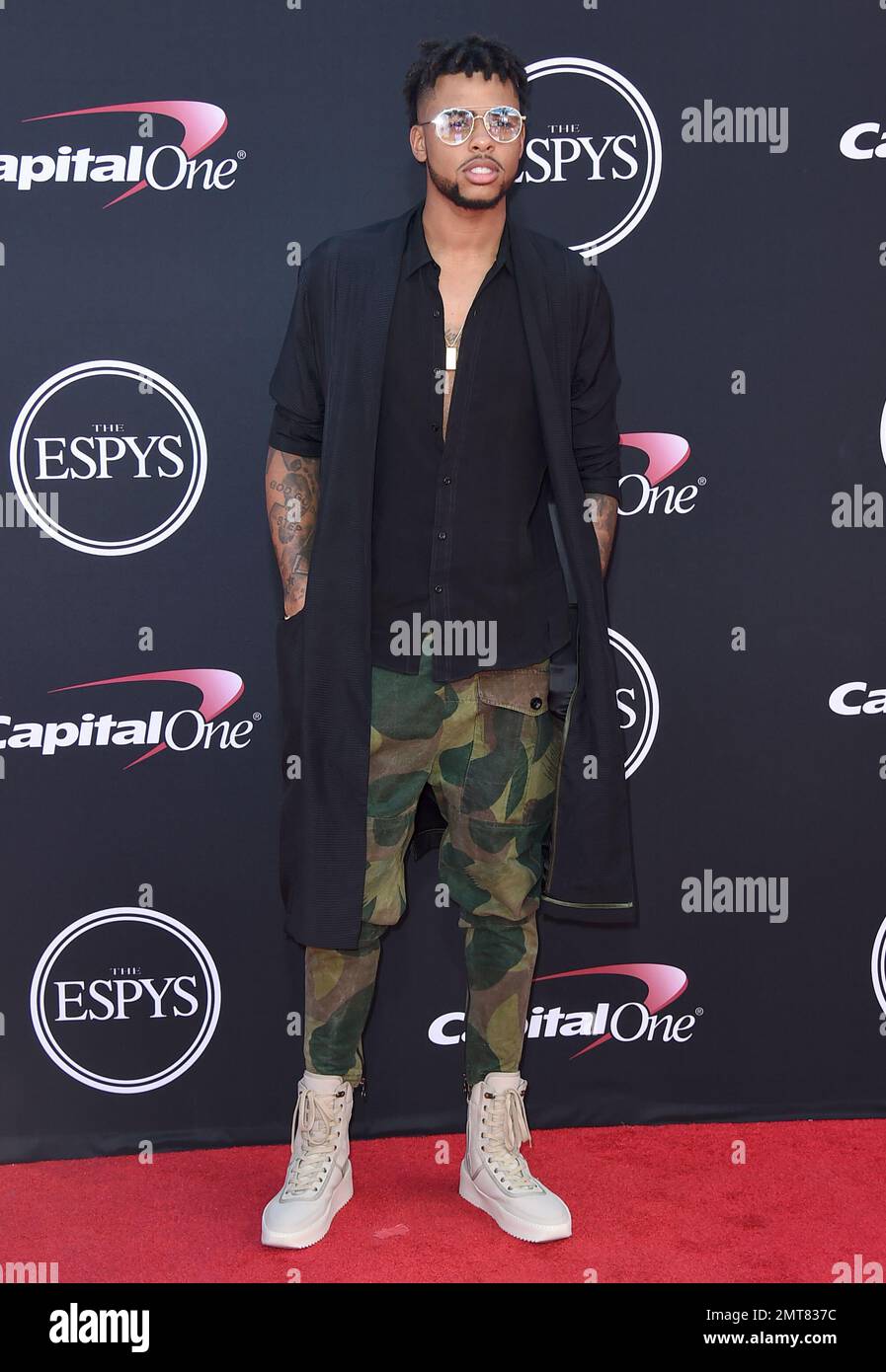 NBA basketball player D'Angelo Russell, of the Los Angeles Lakers ...