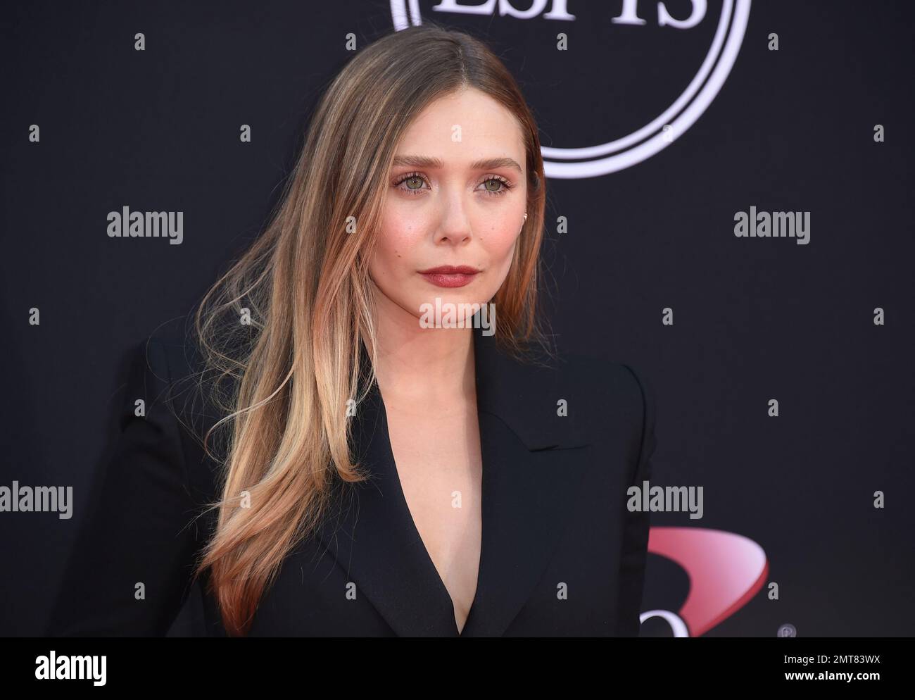 Elizabeth Olsen arrives at the ESPYS at the Microsoft Theater on ...