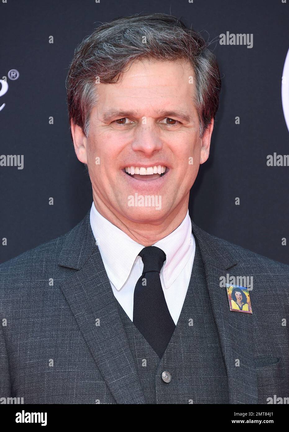 Timothy Shriver, chairman of the Special Olympics, arrives at the ESPYS ...