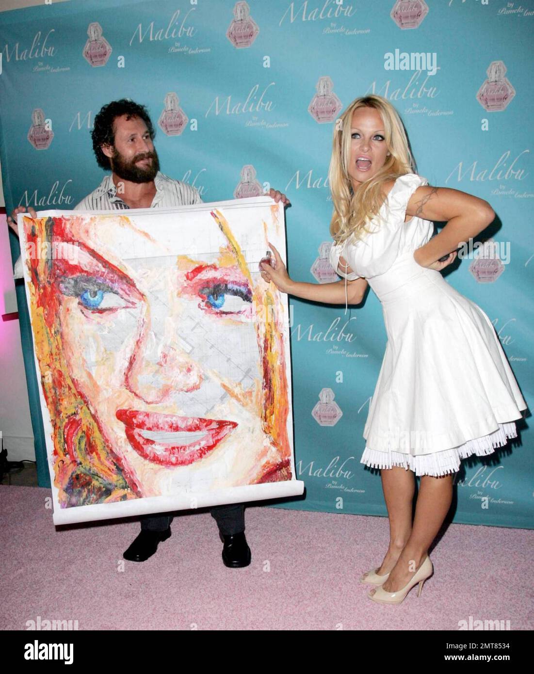 Pamela Anderson hosts the VIP launch party for her new fragrance ...