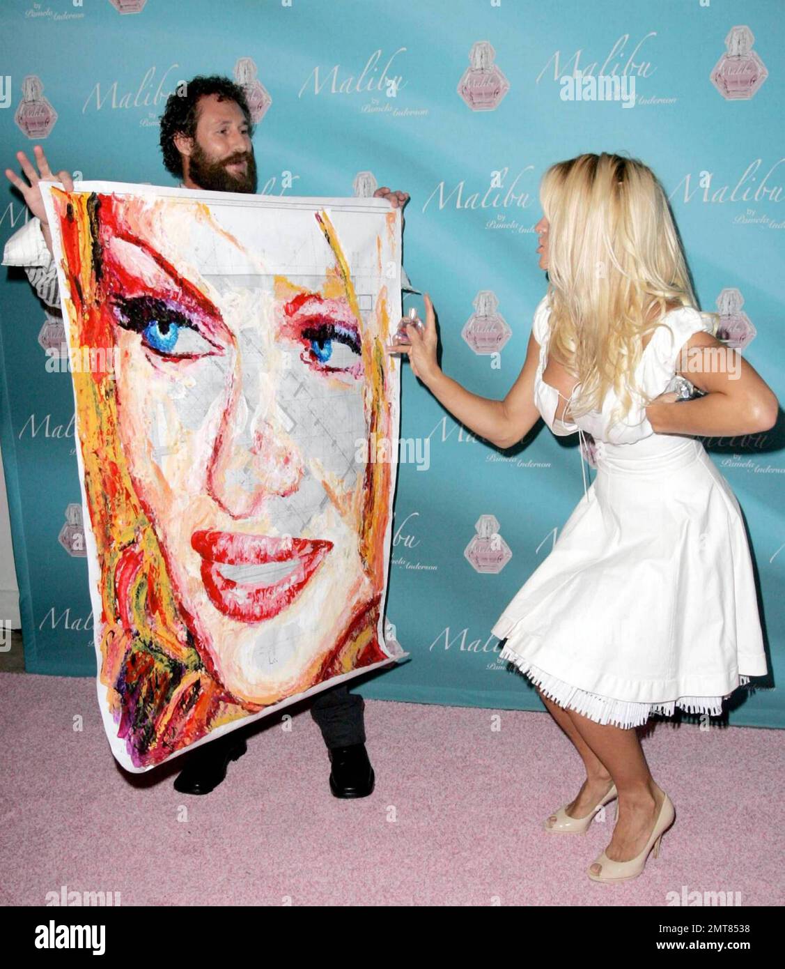 Pamela Anderson hosts the VIP launch party for her new fragrance ...