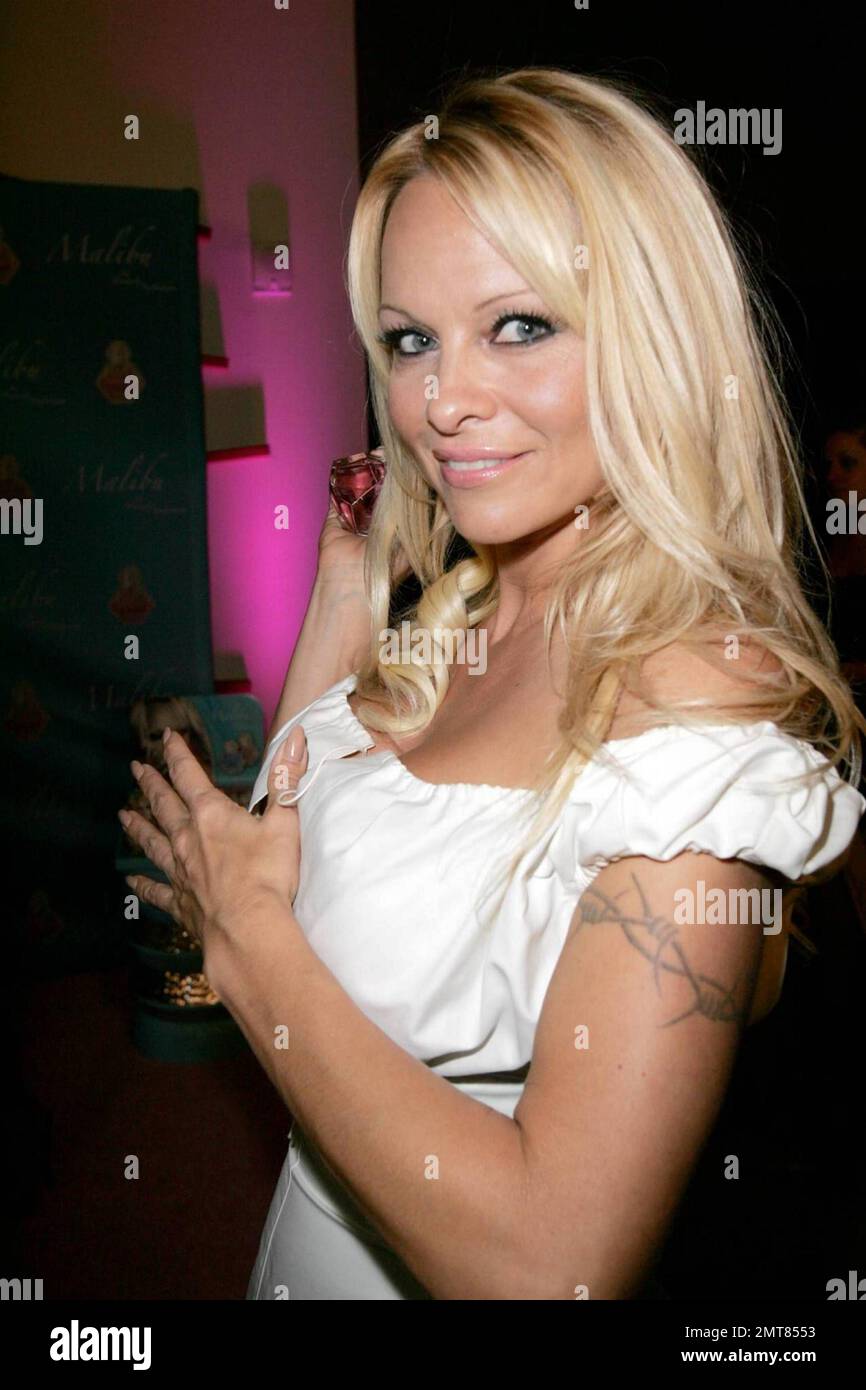 Pamela Anderson hosts the VIP launch party for her new fragrance ...