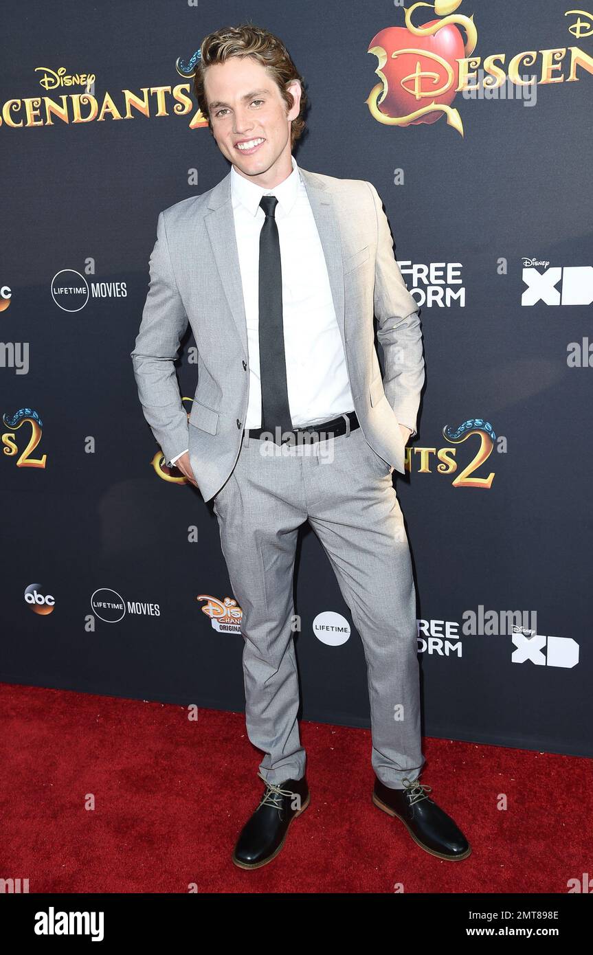 Jedidiah Goodacre attends the LA premiere of "Descendants 2" at the ...