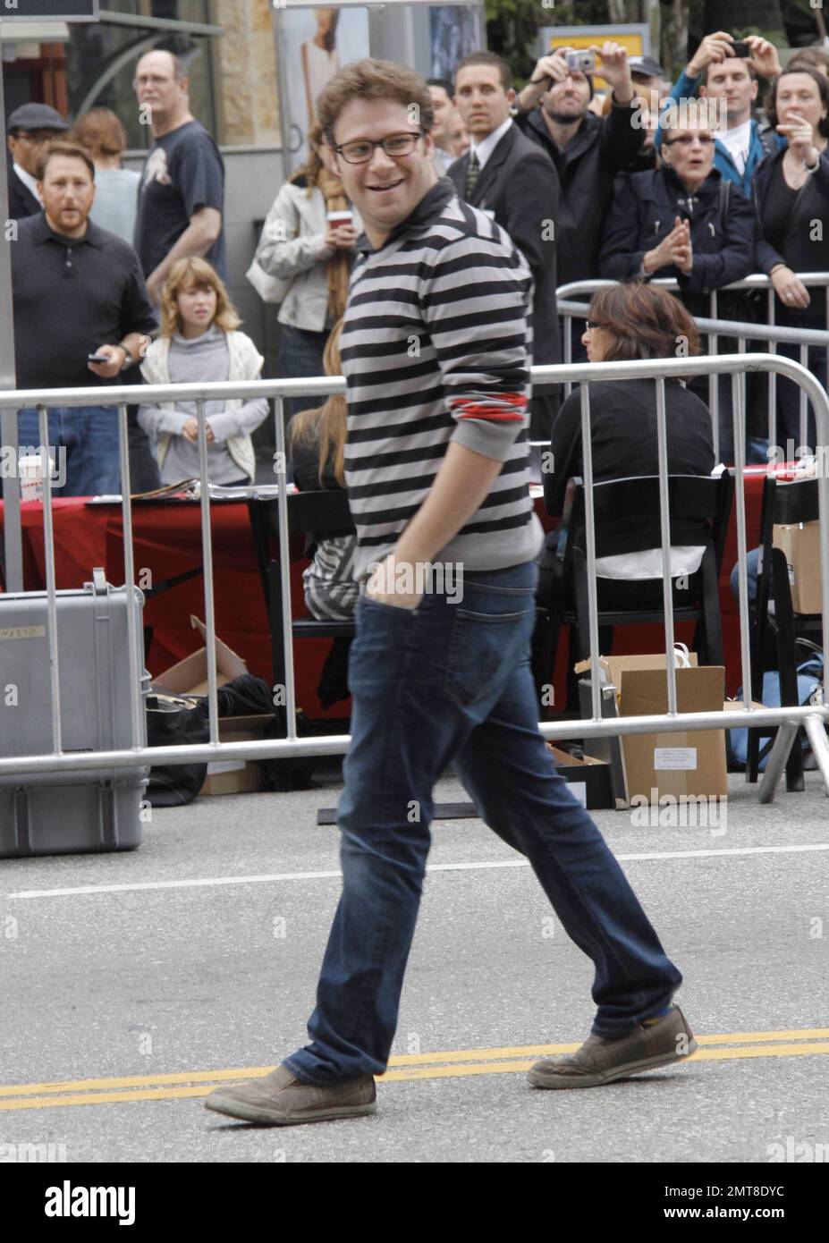 Seth Rogan at the premiere of "Kung Fu Panda 2" at Grauman's Chinese ...