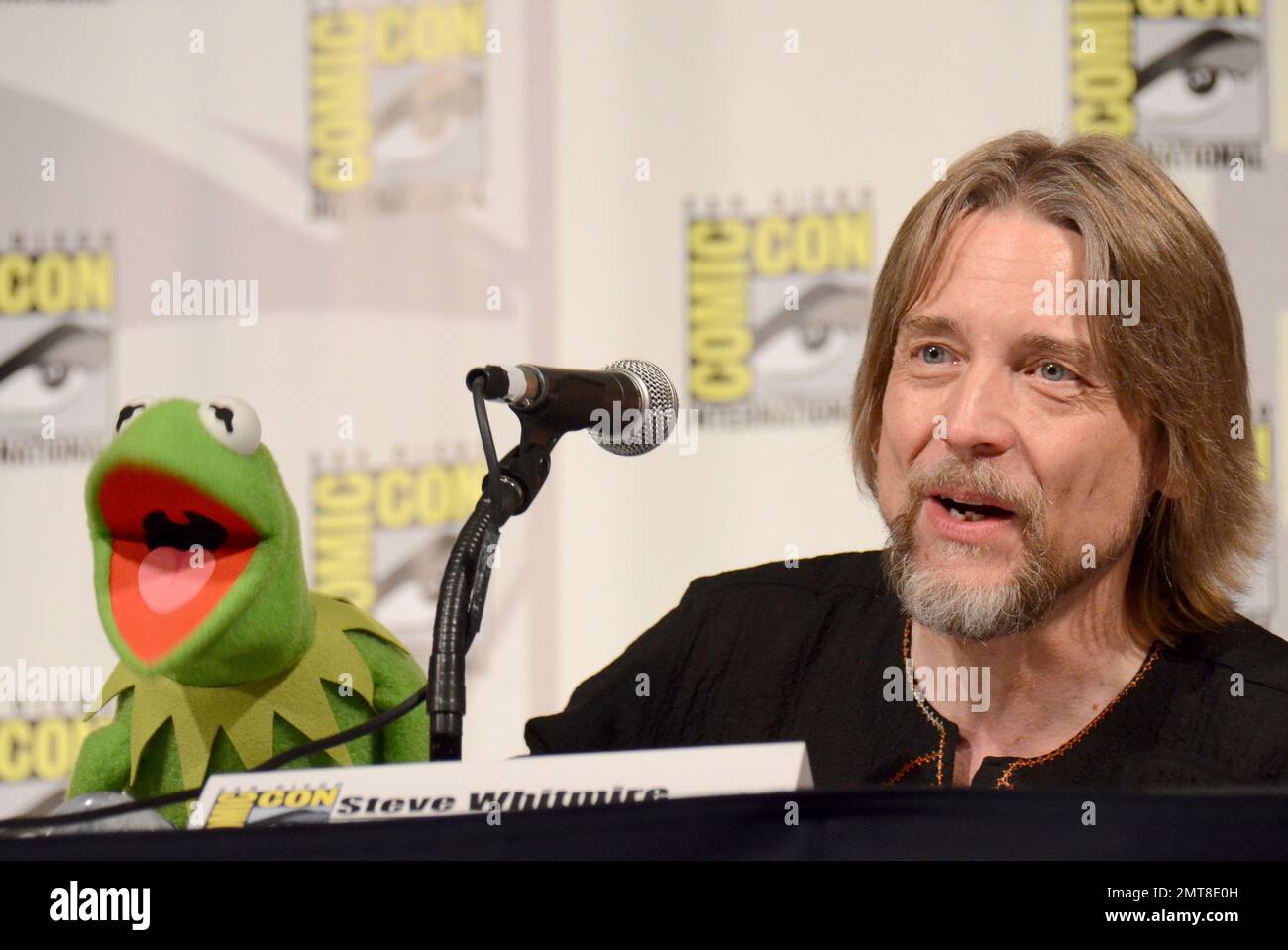 FILE - In this July 11, 2015, file photo, Kermit the Frog, left, and ...