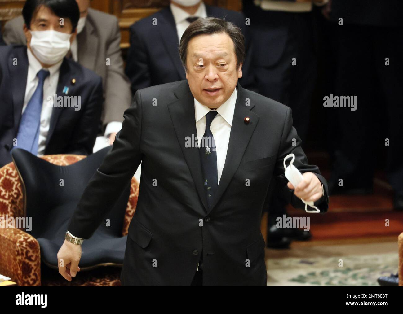Tokyo, Japan. 1st Feb, 2023. Japanese Defense Minister Yasukazu Hamada ...