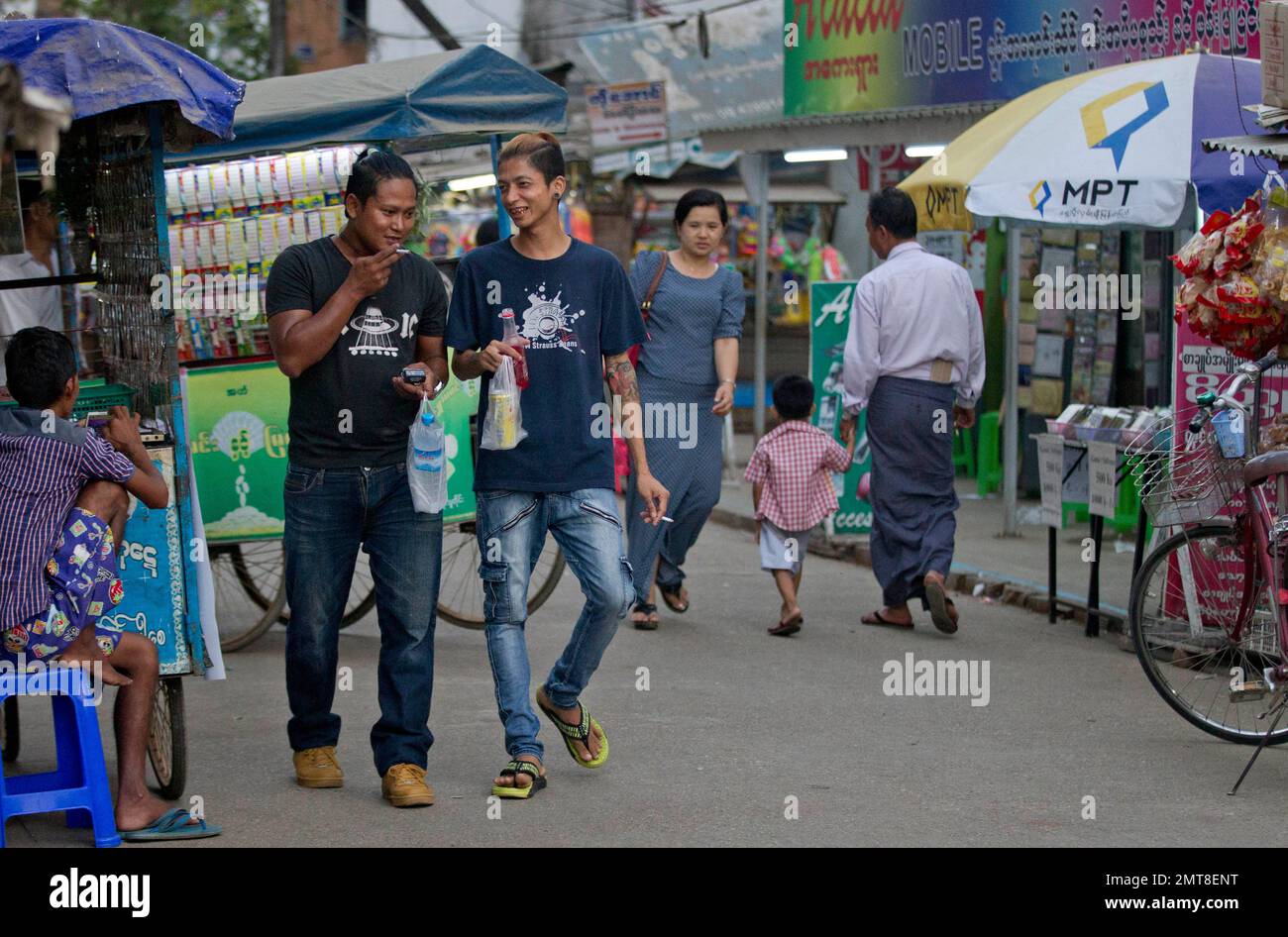 In this April 11, 2017 photo, former enslaved fishermen Phyo Kyaw ...