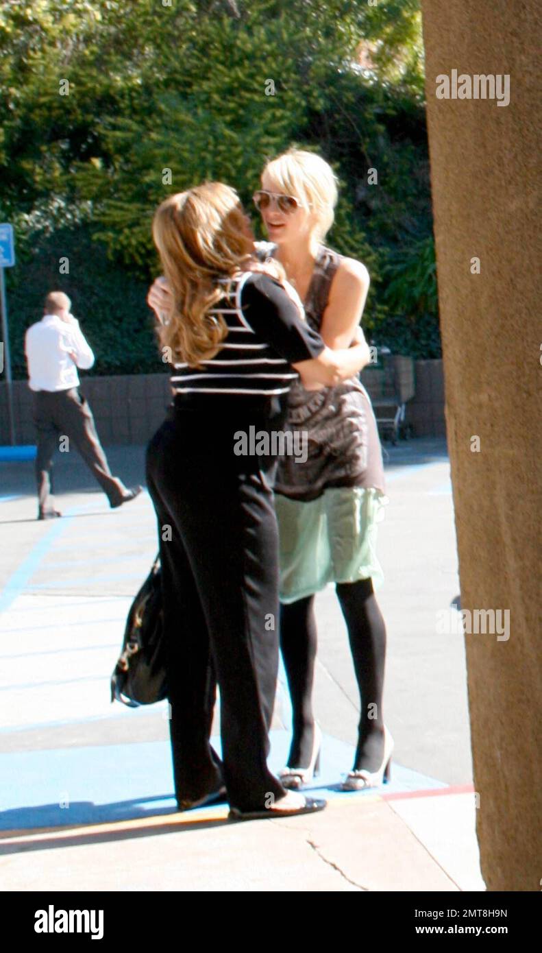 Paris Hilton and Benji Madden have a lunch meeting with a mysterious ...