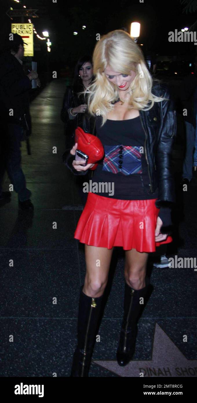 Newly single Paris Hilton hits the LA club scene arriving at Bardot ...
