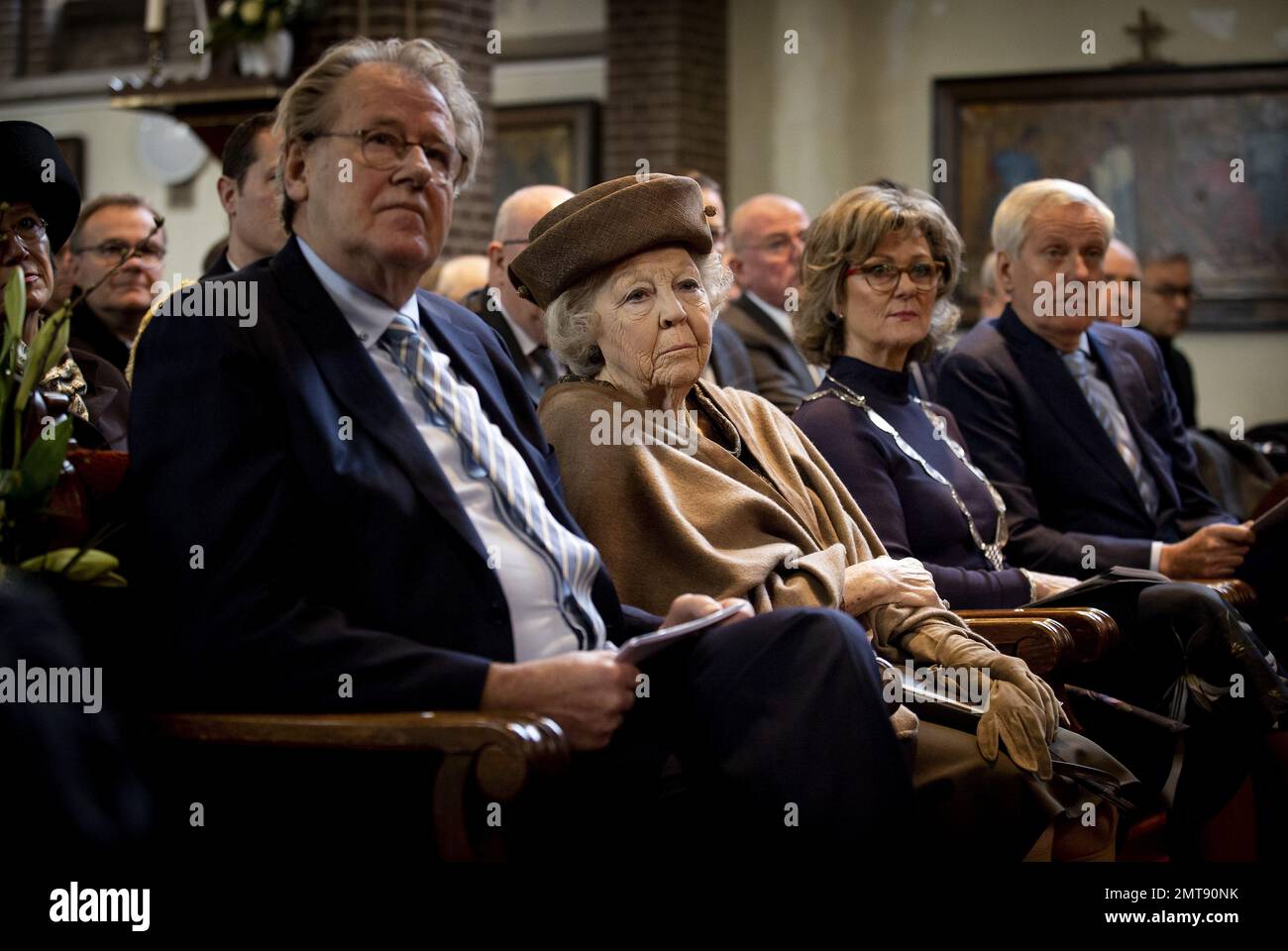 OUDE-TONGE - Princess Beatrix during the commemoration of the flood ...