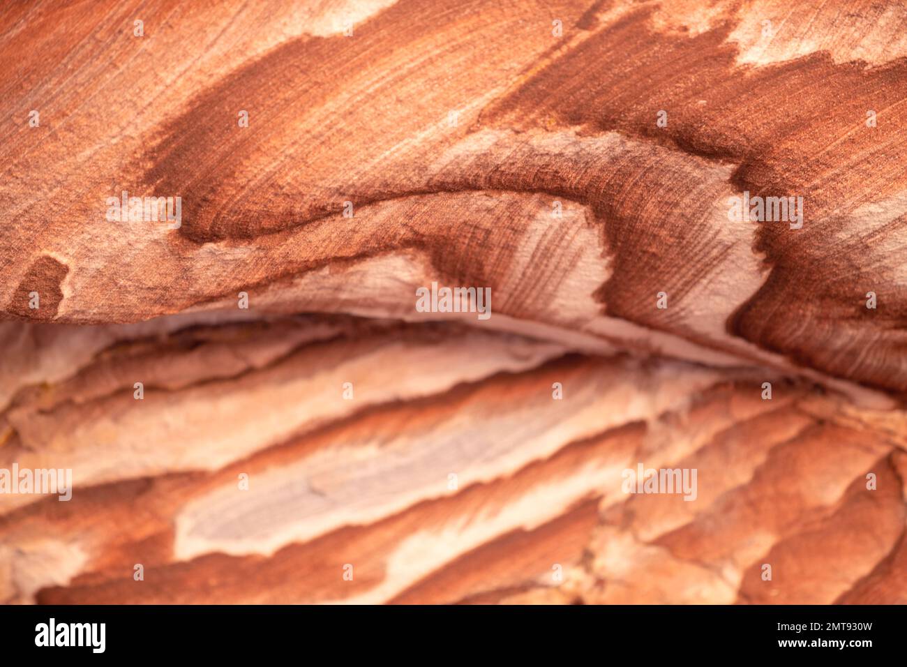 Multi-colored sandstone rock and mineral layers in ancient tombs of ...