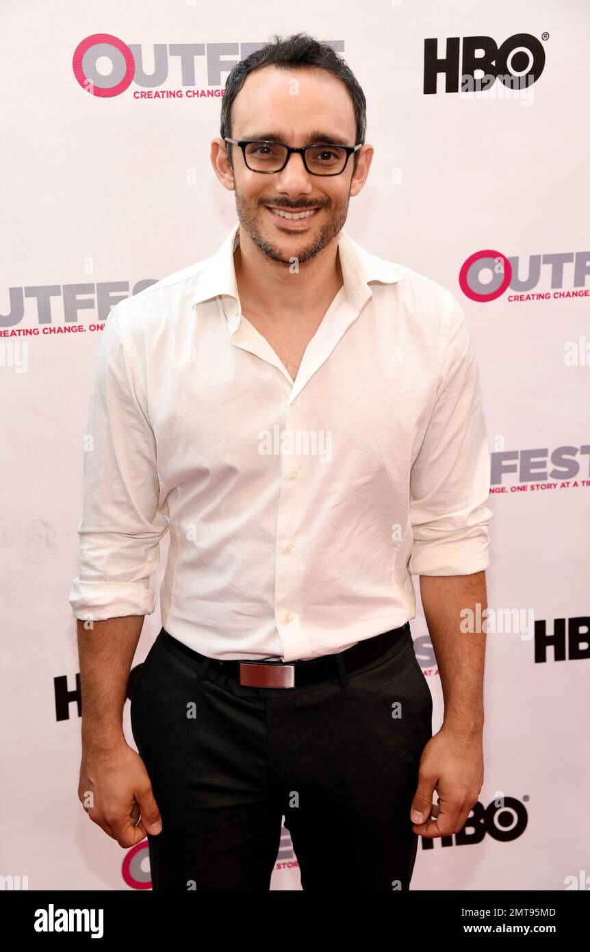 Actor Omid Abtahi poses at the 2017 Outfest Opening Night Gala at the ...