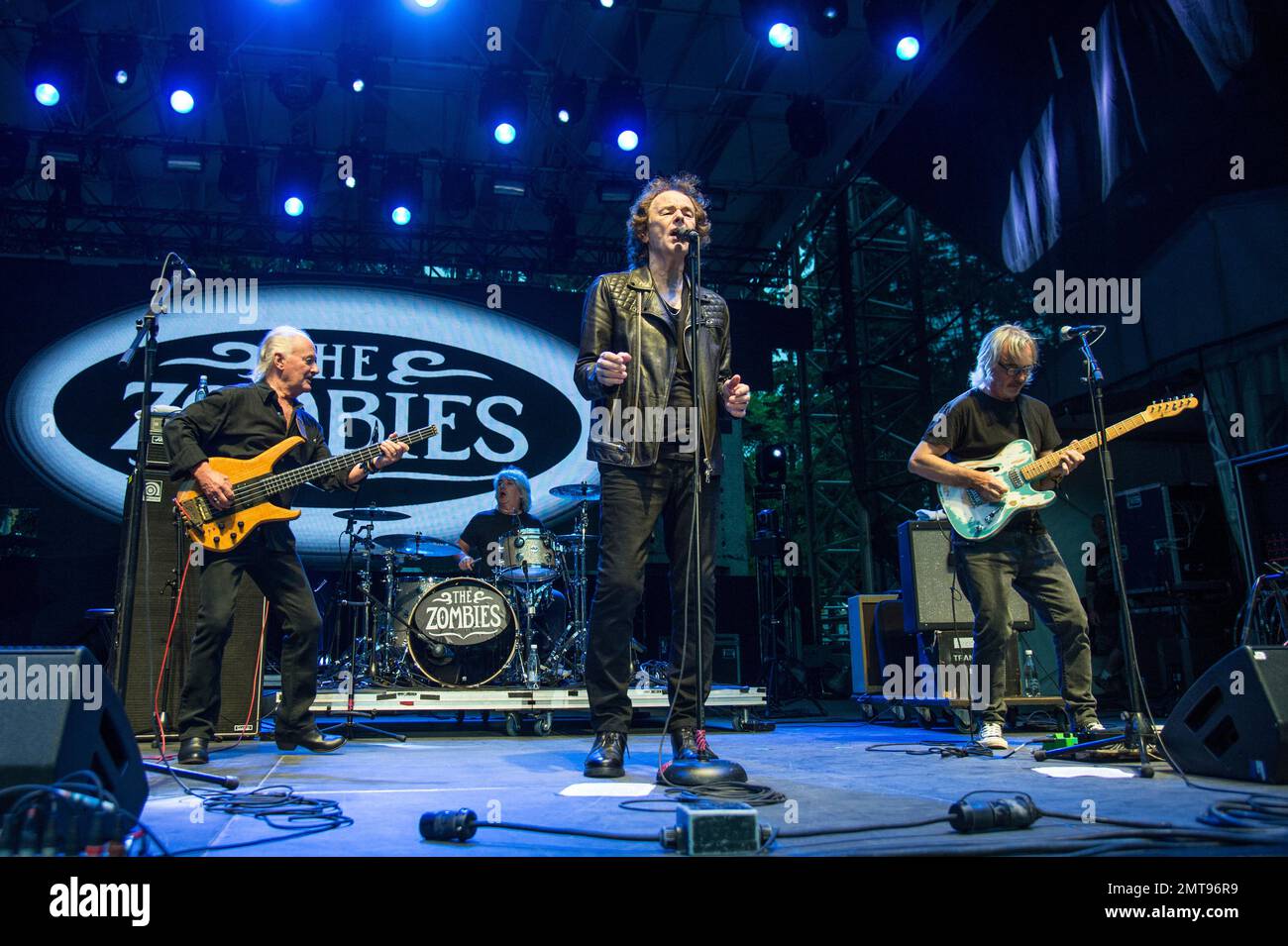 Jim Rodford, from left, Steve Rodford, Colin Blunstone, Tom Toomey of ...