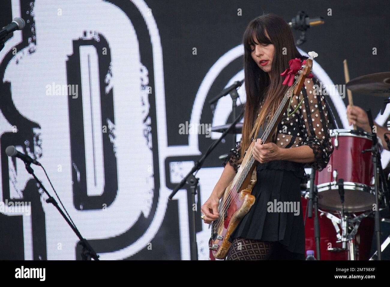 Paz Lenchantin of the Pixies performs on stage at the British ...