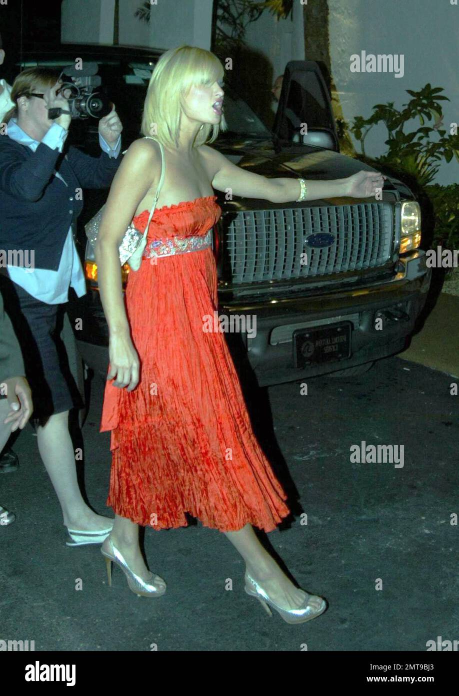 Paris Hilton hosts Entertainment Weekly party at The Fifth nightclub in ...