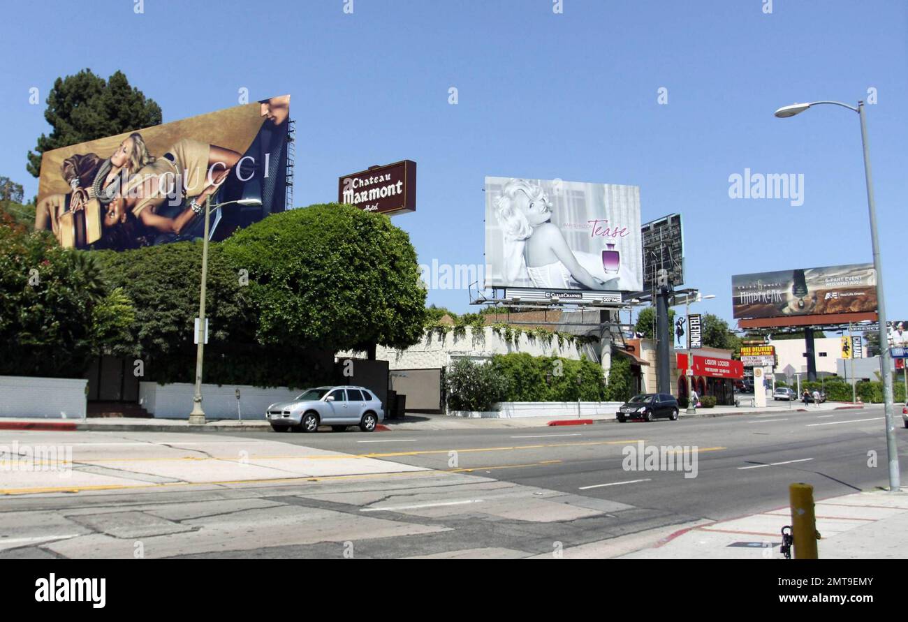 A new billboard has been displayed on the Sunset Strip just next to the ...