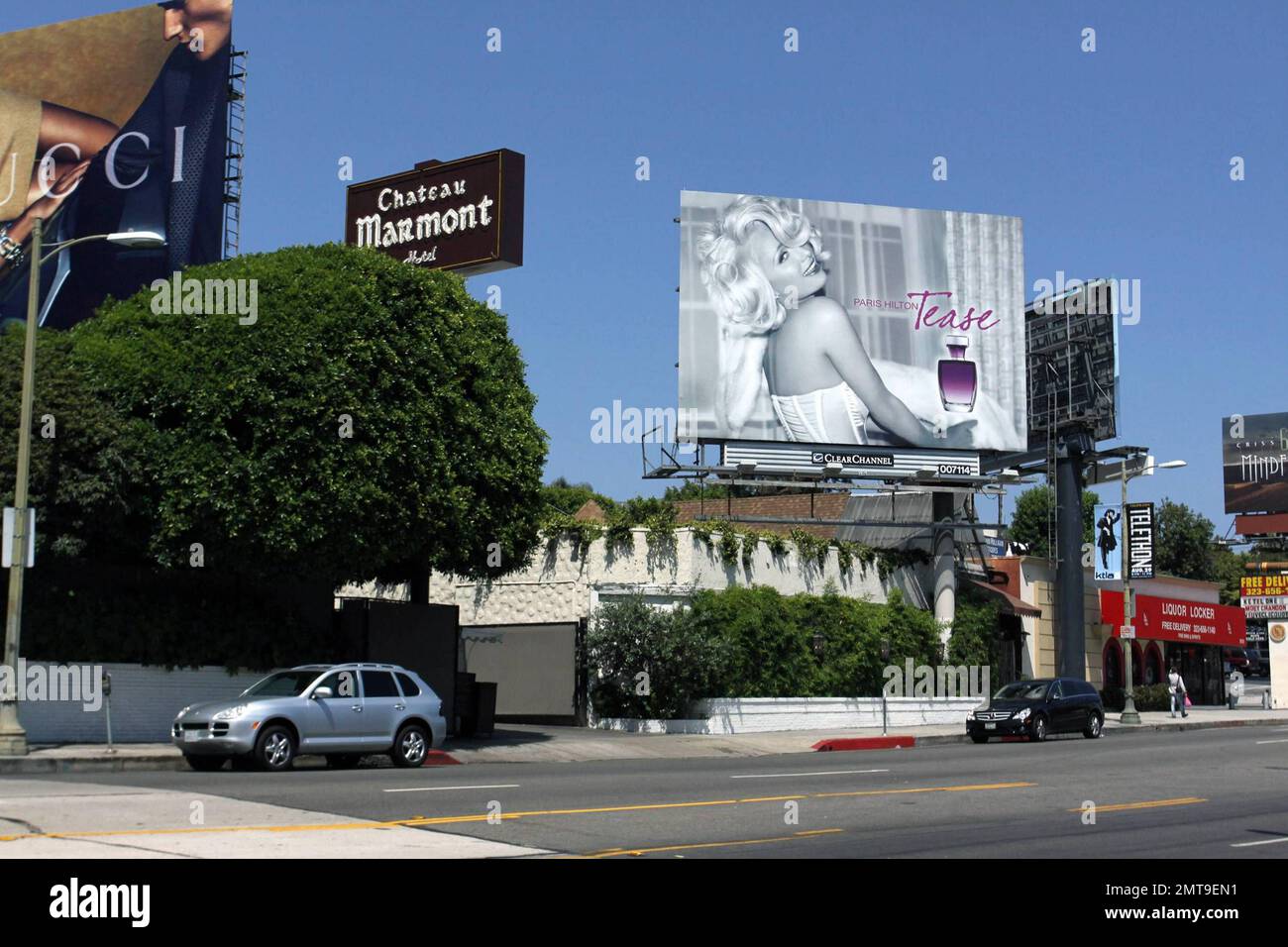 A new billboard has been displayed on the Sunset Strip just next to the ...