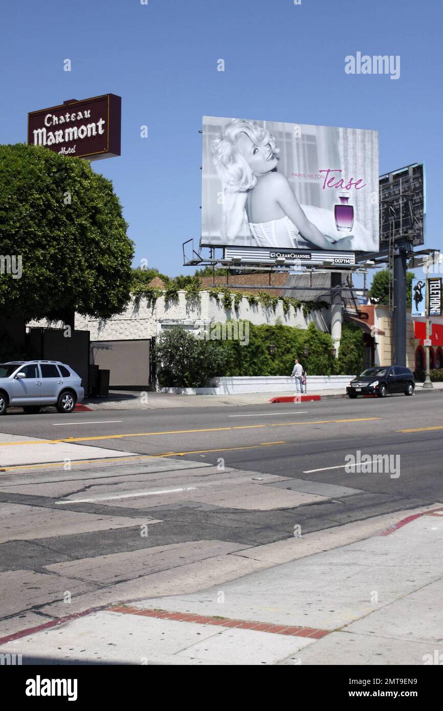 A new billboard has been displayed on the Sunset Strip just next to the ...