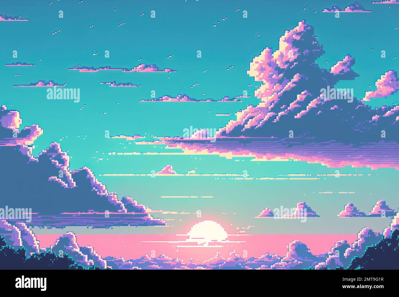 Pixel sky hi-res stock photography and images - Alamy