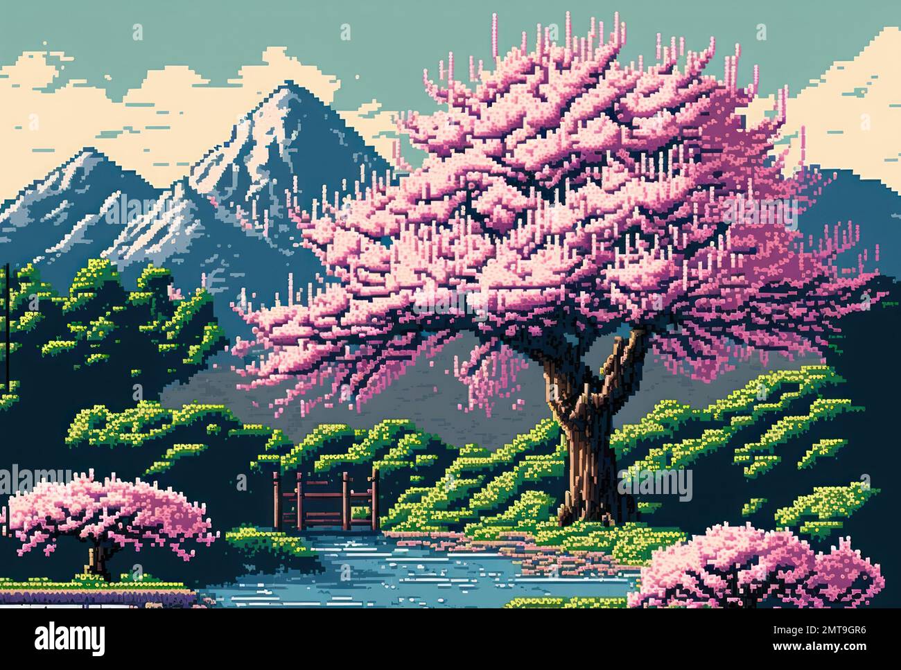 Pixel Landscape Wallpaper