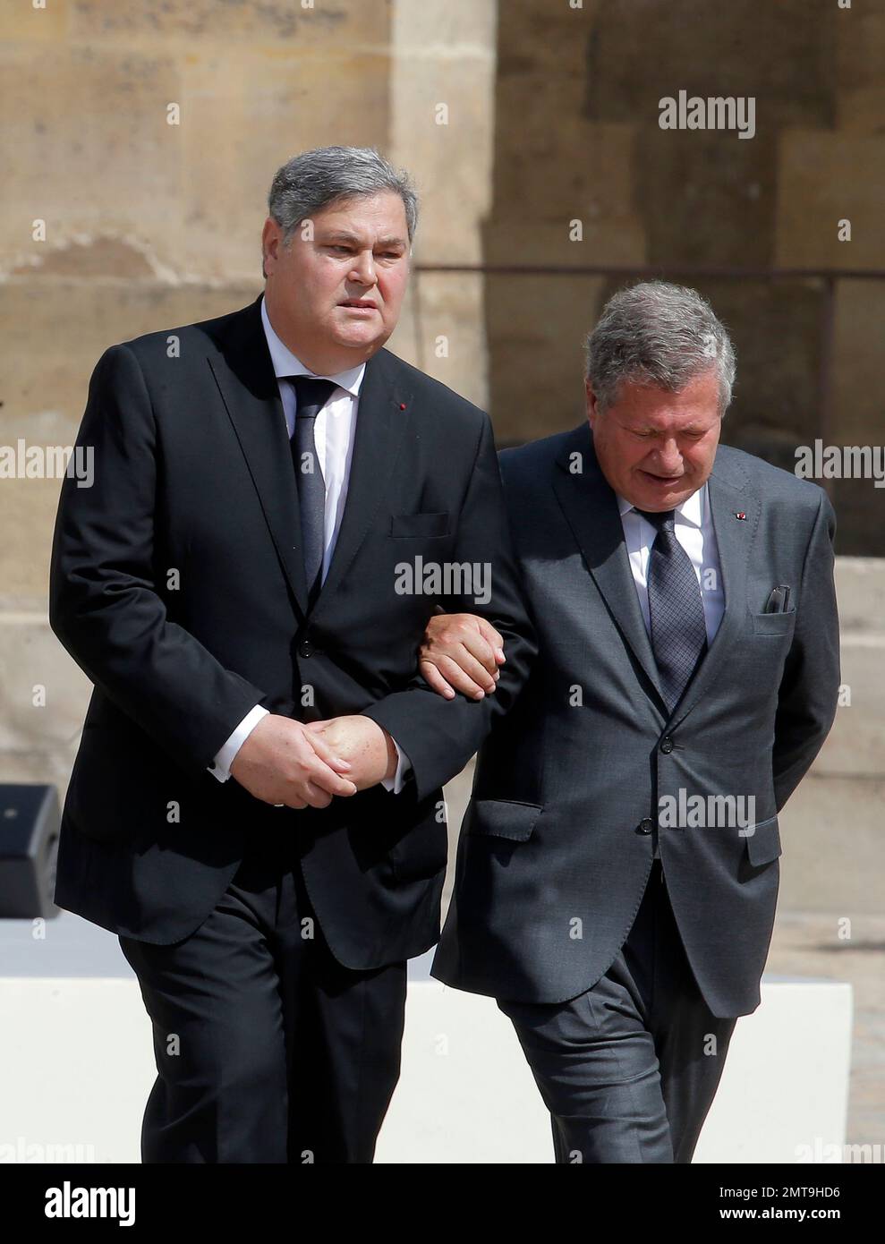 The sons of Simone Veil, Pierre-Francois, left, and Antoine Veil ...