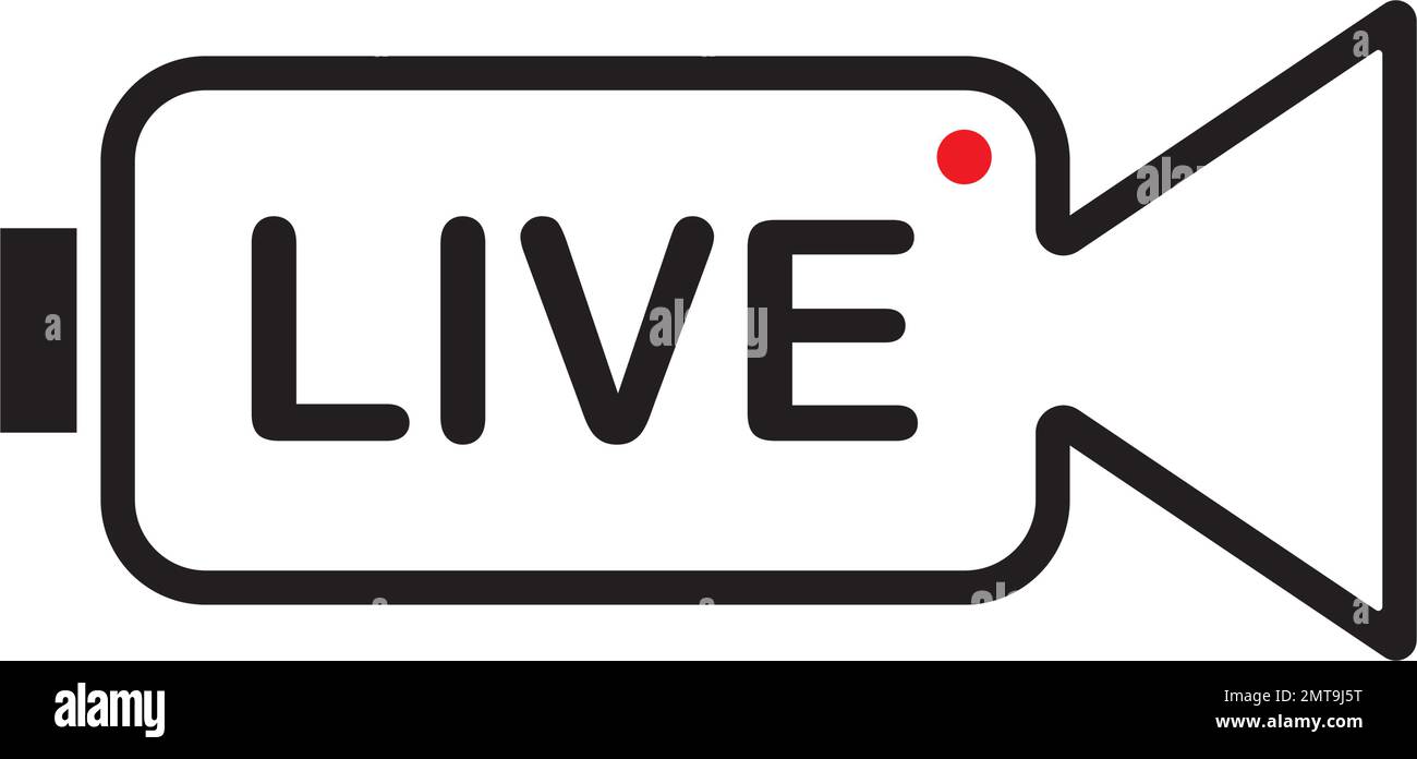 live logo design Stock Vector Image & Art - Alamy