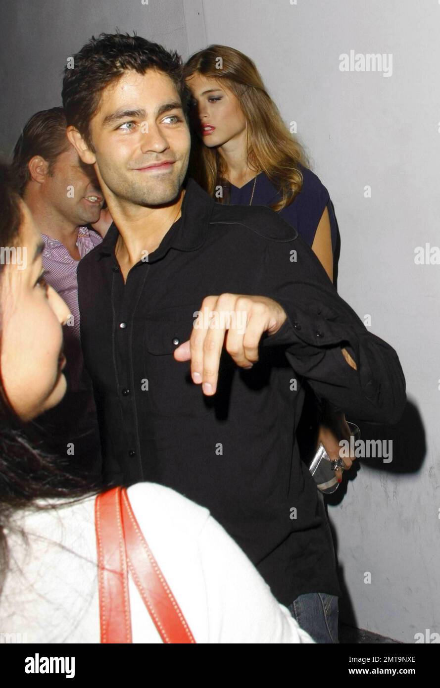 Adrian Grenier arrives for the launch of Paris Hilton's new fragrance ...