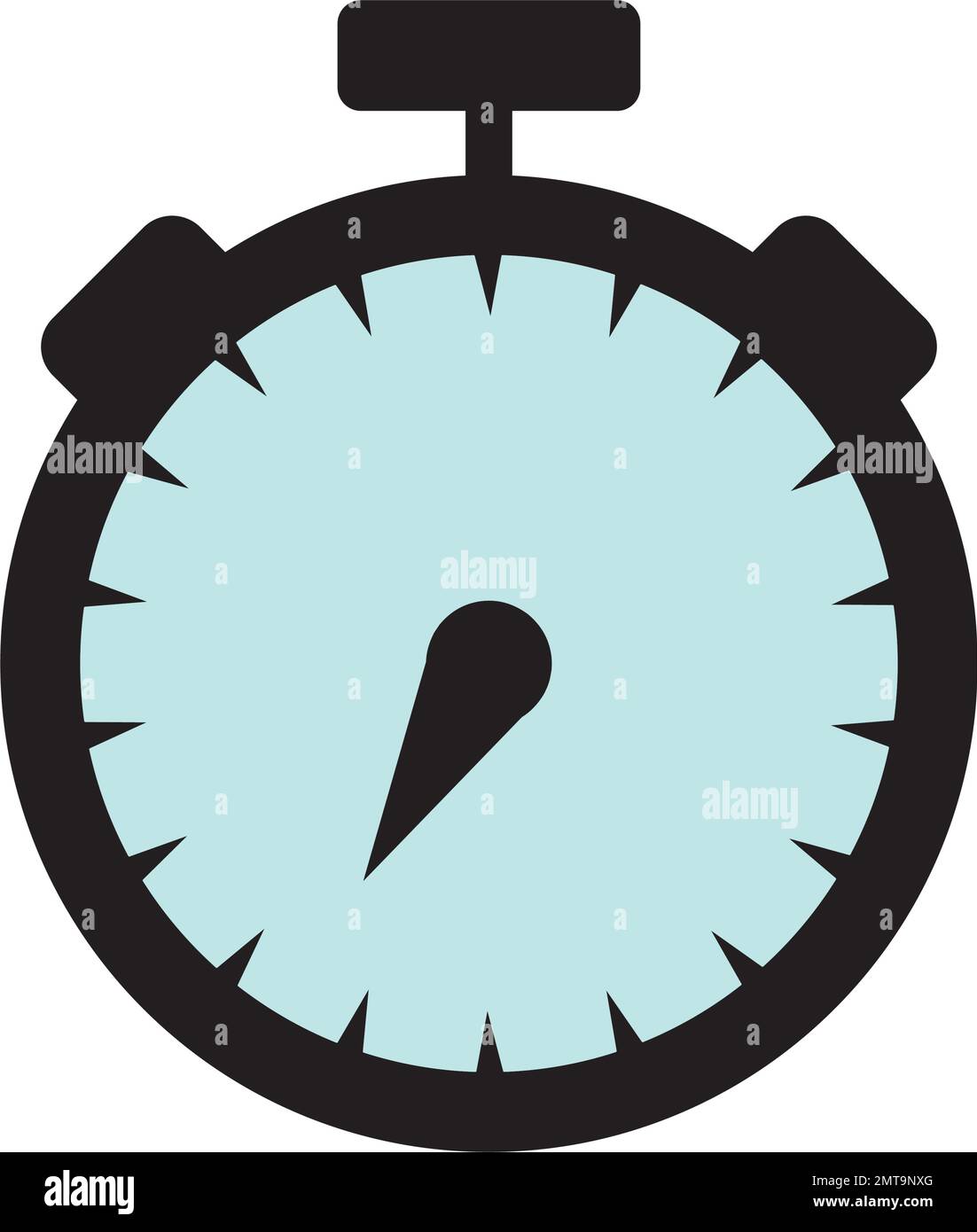 stopwatch icon vector illustration symbol design Stock Vector Image ...