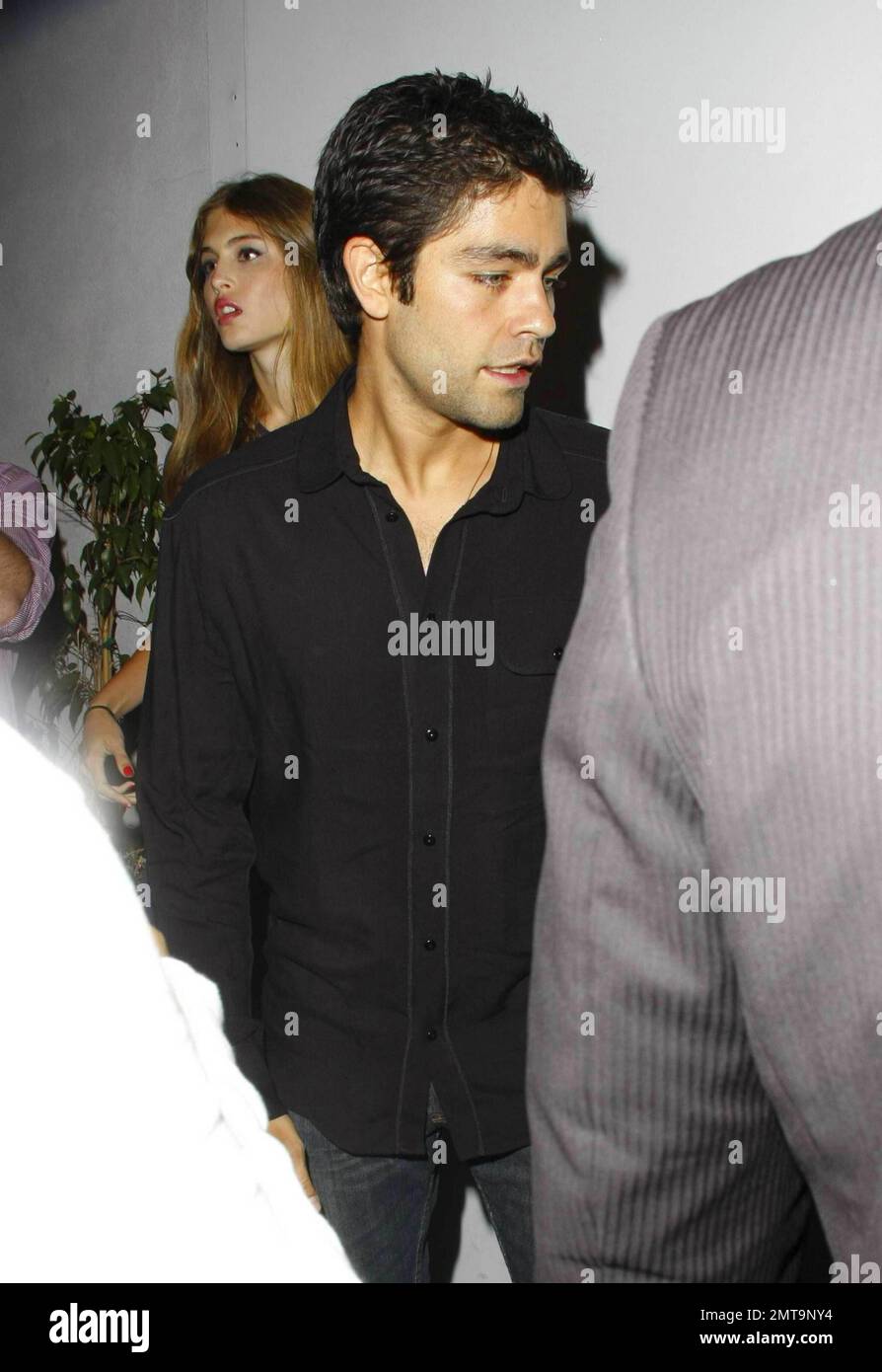 Adrian Grenier arrives for the launch of Paris Hilton's new fragrance ...