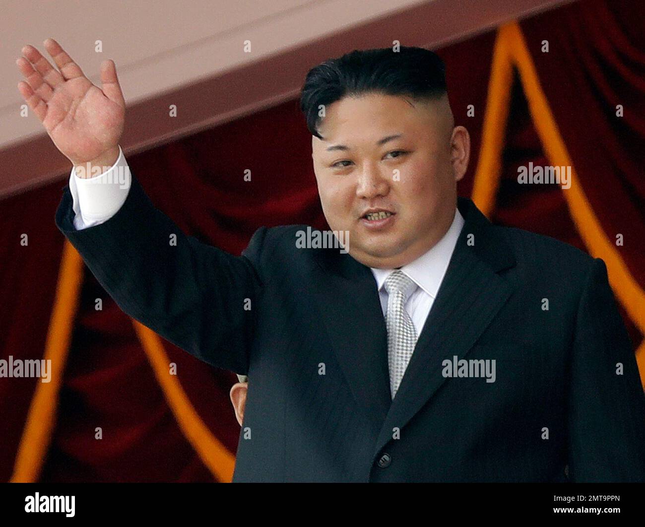 FILE - In this April 15, 2017 file photo, North Korean leader Kim Jong ...