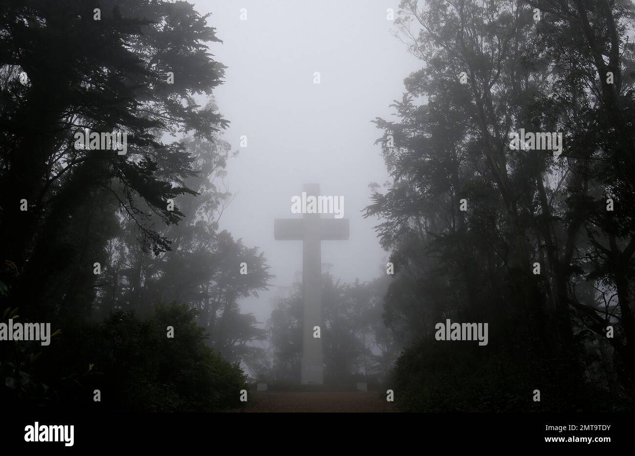 The cross at Mount Davidson is shown in San Francisco, Friday, June 30 ...