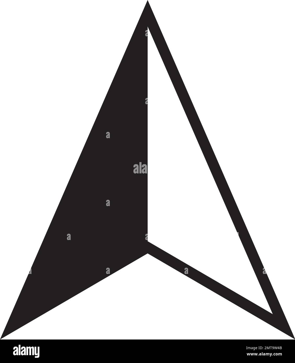 North and Compass Icon. Navigation Sign Stock Vector Image & Art - Alamy