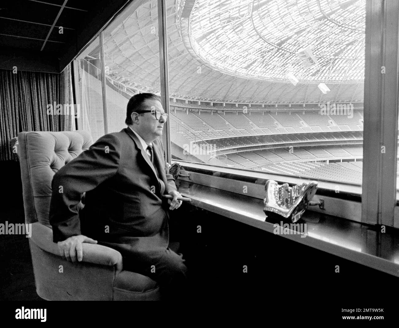 Roy Hofheinz, also known as "The Judge," president of the Houston ...