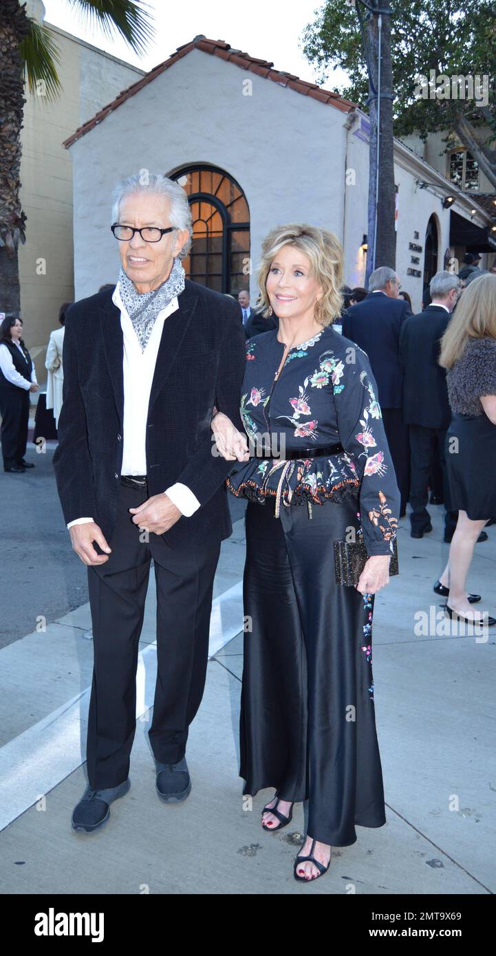 Jane Fonda and Richard Perry attends the Pasadena Playhouse Gala 2016 ...