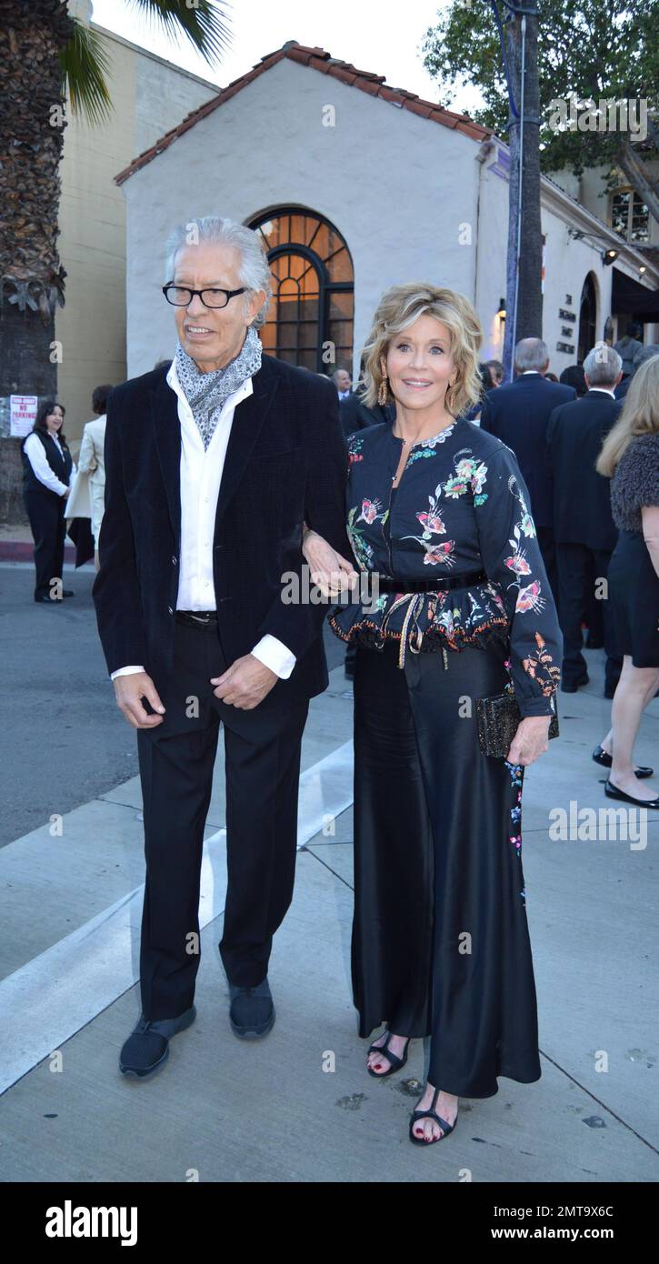 Jane Fonda and Richard Perry attends the Pasadena Playhouse Gala 2016 ...