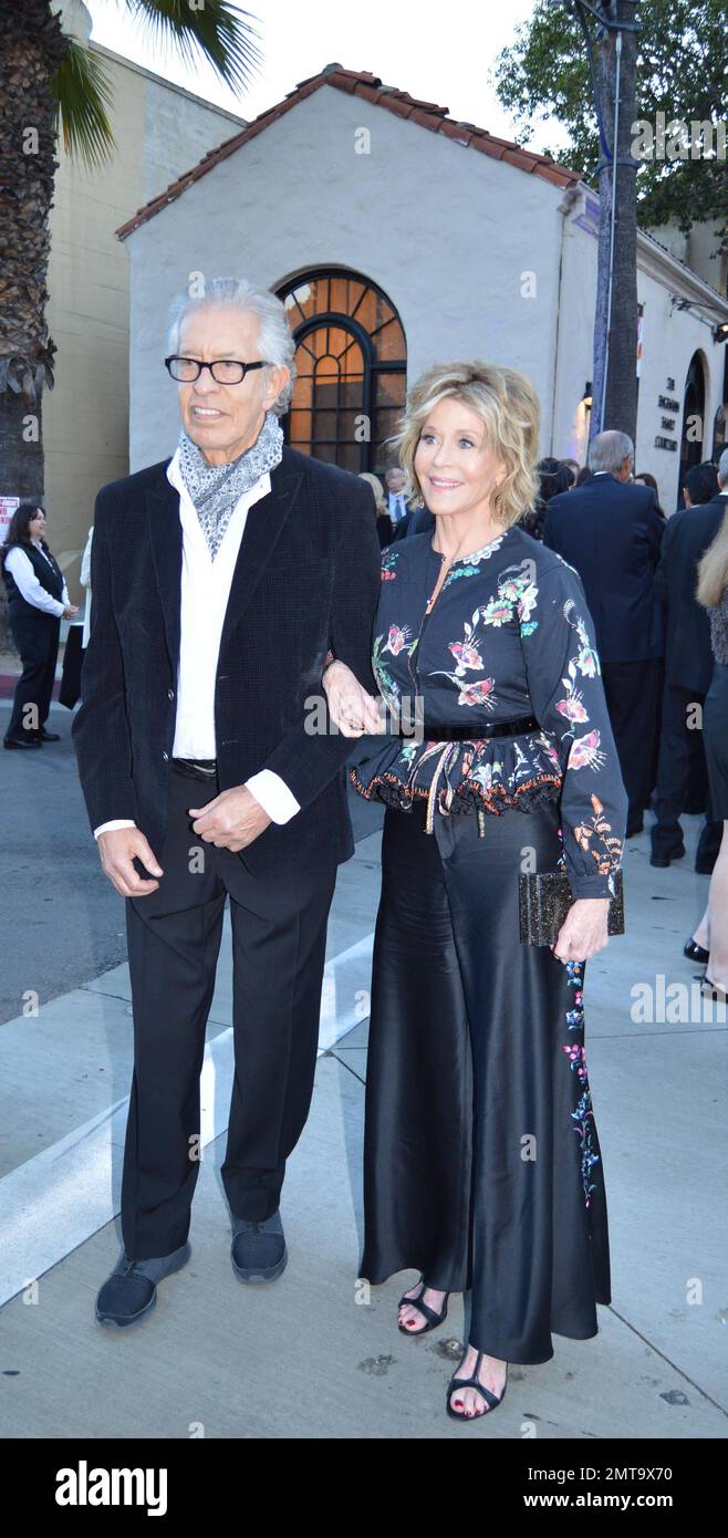 Jane Fonda and Richard Perry attends the Pasadena Playhouse Gala 2016 ...