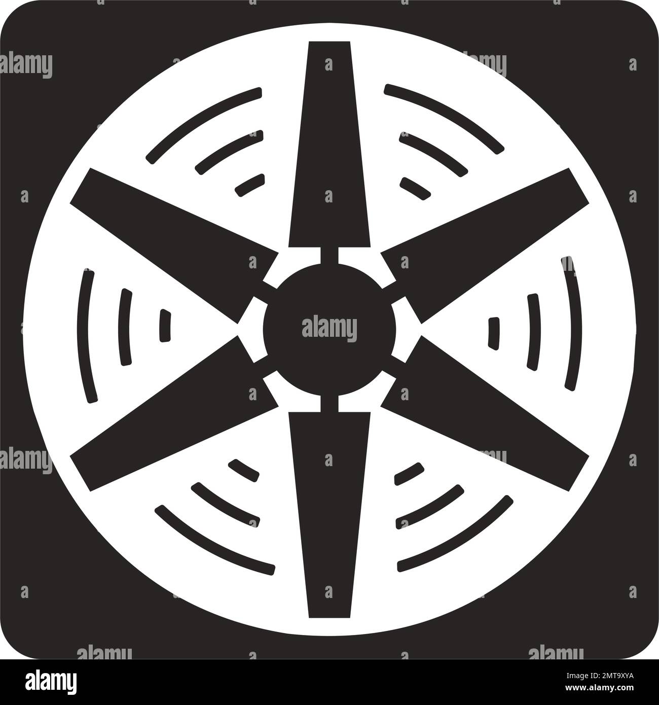 fan icon vector illustration template design Stock Vector Image & Art ...