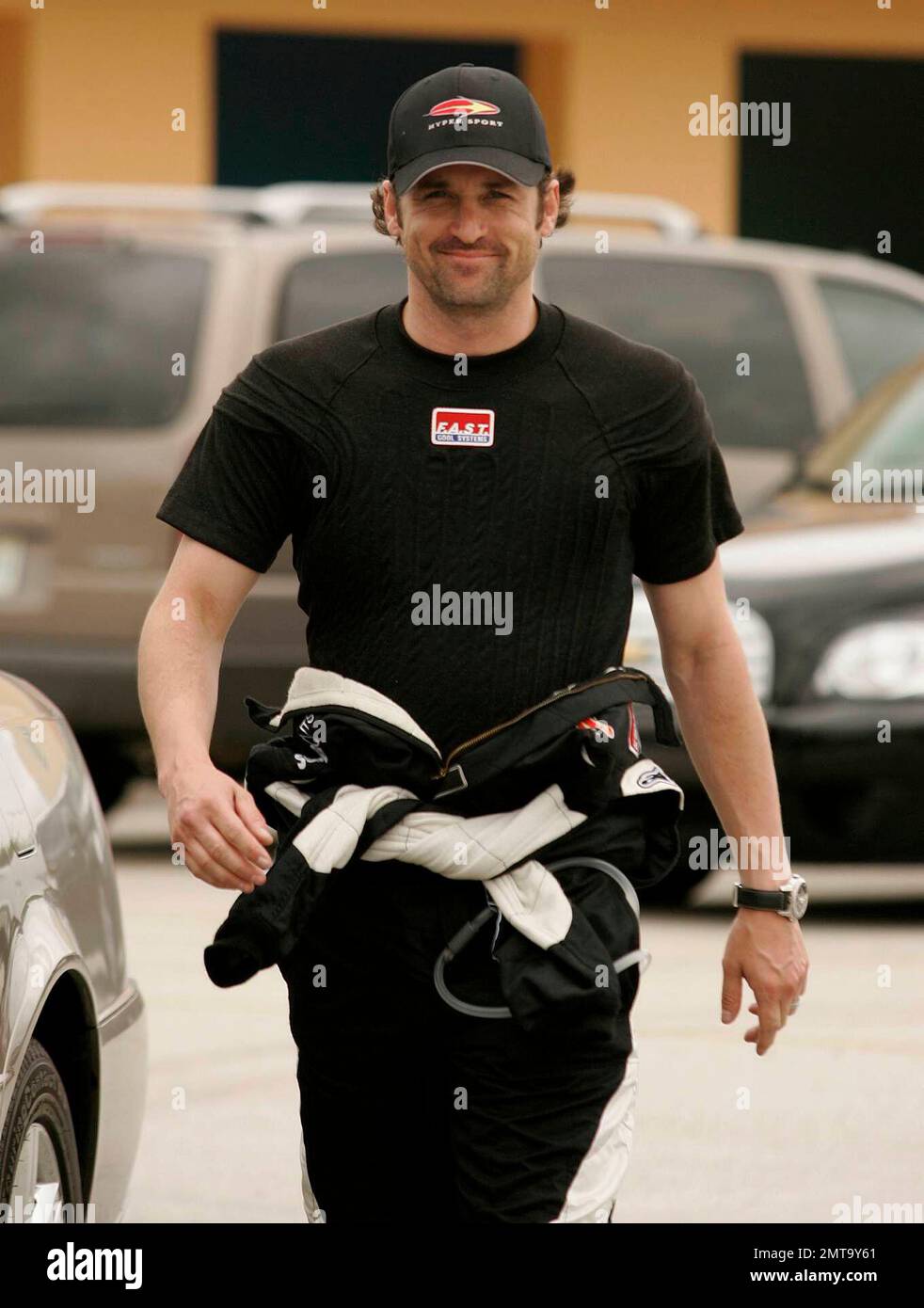 Patrick Dempsey competes in the Koni Challenge at the Homestead-Miami ...