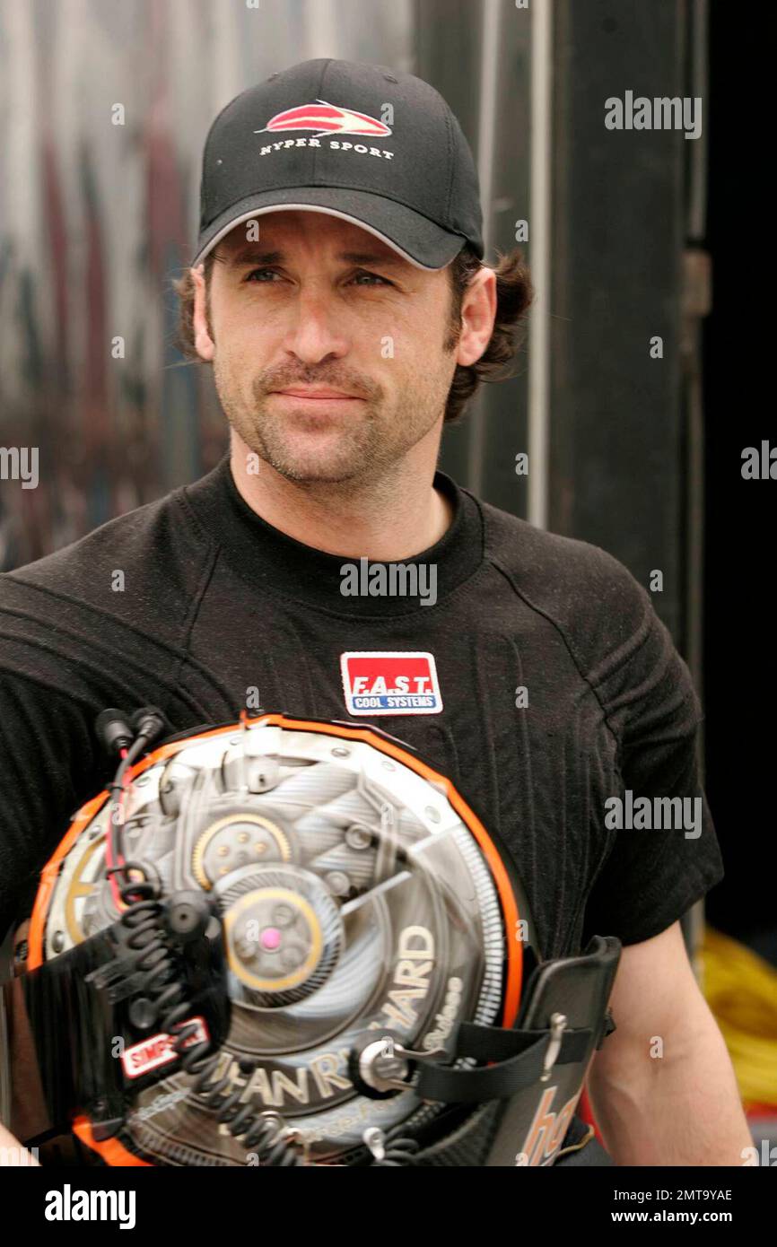 Patrick Dempsey competes in the Koni Challenge at the Homestead-Miami ...