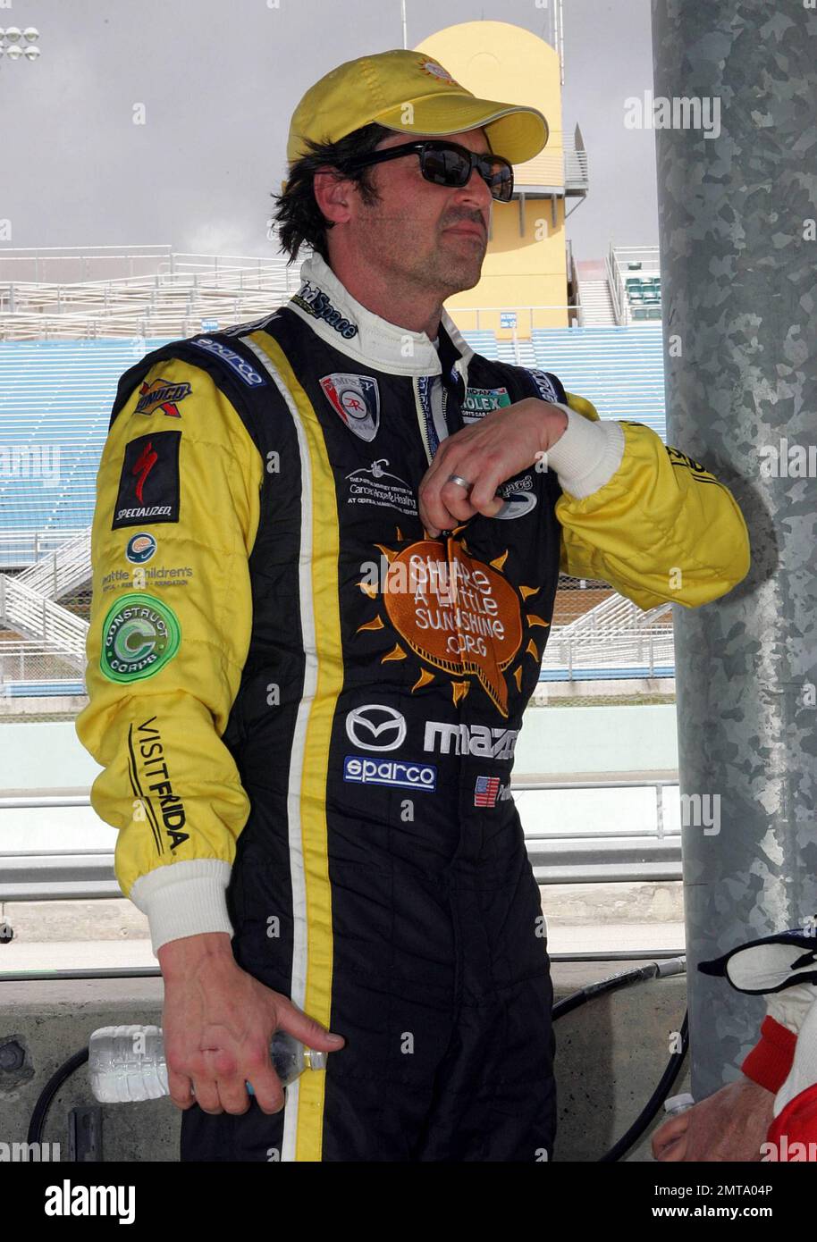 "Grey's Anatomy" actor turned racer Patrick Dempsey spends some time at ...