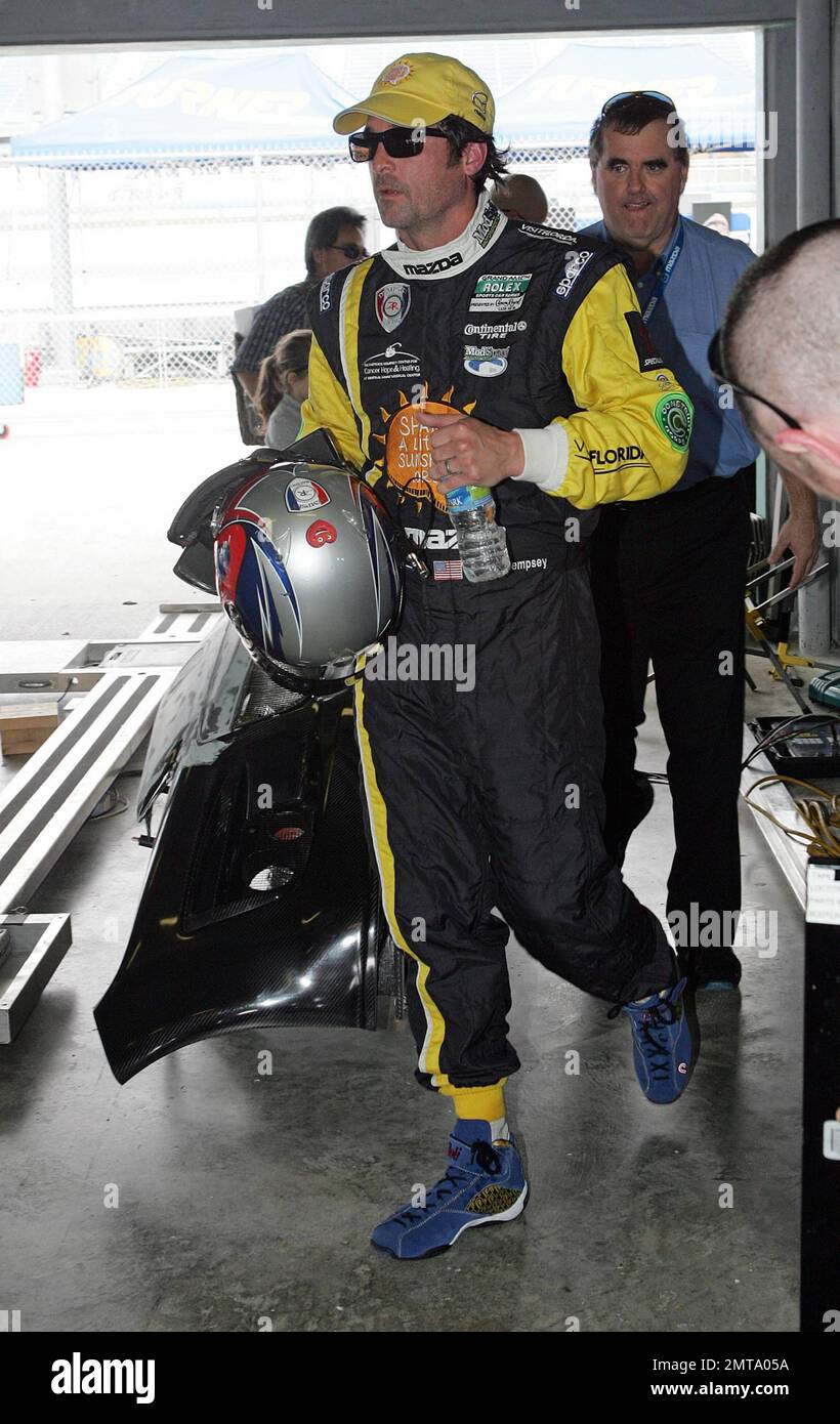 "Grey's Anatomy" actor turned racer Patrick Dempsey spends some time at ...