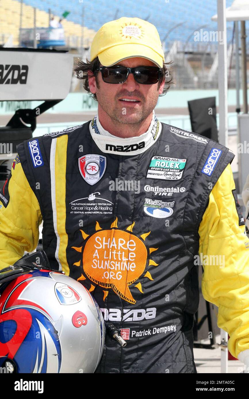 "Grey's Anatomy" actor turned racer Patrick Dempsey spends some time at ...