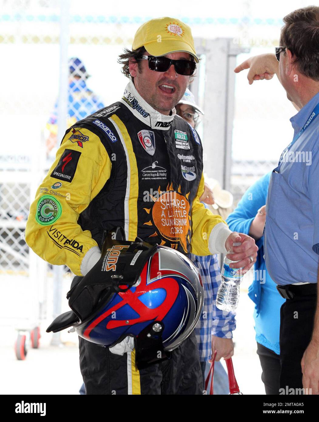 "Grey's Anatomy" actor turned racer Patrick Dempsey spends some time at ...