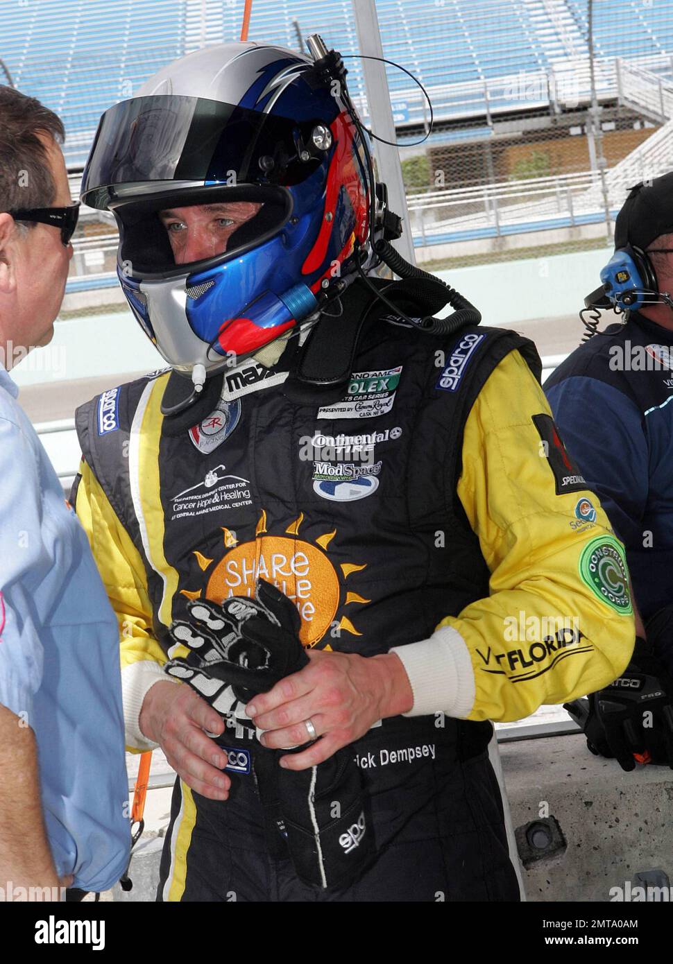 "Grey's Anatomy" actor turned racer Patrick Dempsey spends some time at ...