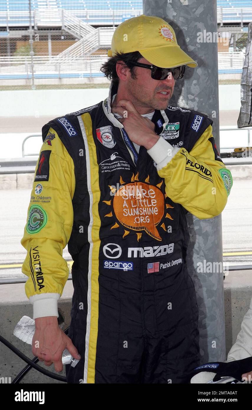 "Grey's Anatomy" actor turned racer Patrick Dempsey spends some time at ...