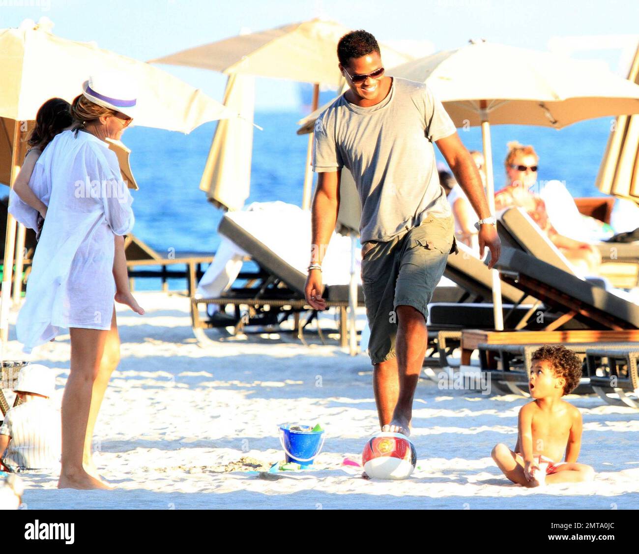 Patrick Kluivert, former Dutch footballer and current NEC Nijmegen Assistant Coach, enjoys a day ...