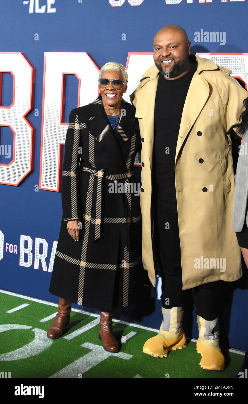 Los Angeles, California, USA 31st January 2023 Singer Dionne Warwick and son Musician Damon ...